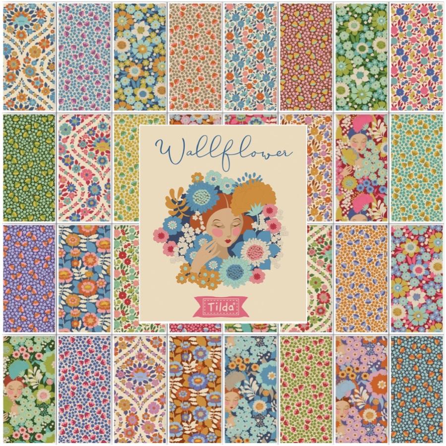 (32 Pieces) Wallflower Half Yard Bundle from TILDA – Bella Rose Quilts
