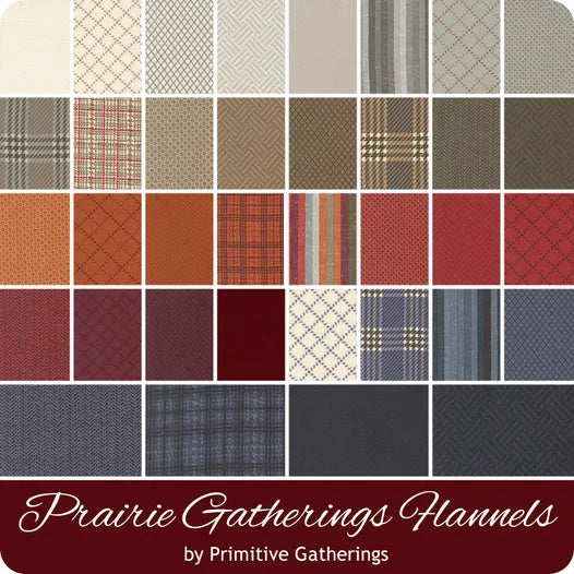Prairie Gatherings Flannels by Primitive Gatherings for Moda Fabrics ...
