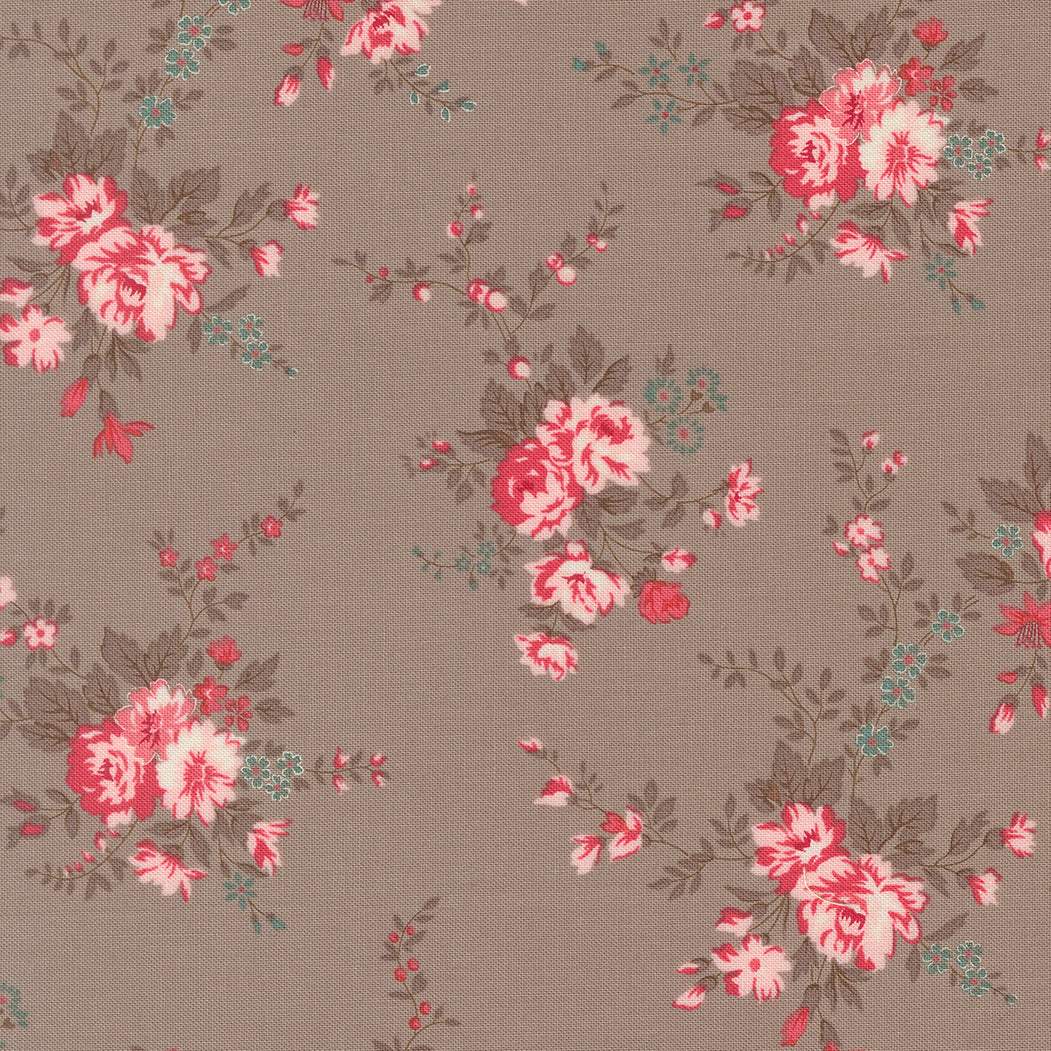 Lyda Rose Main Floral Stone 3070 22 by Anne Sutton of Bunny Hill Desig ...