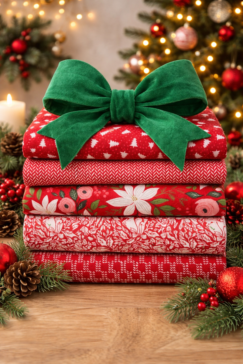 Advent Box Finishing kit- Rudy & Rosie 5 Half yards Red – Bella Rose Quilts