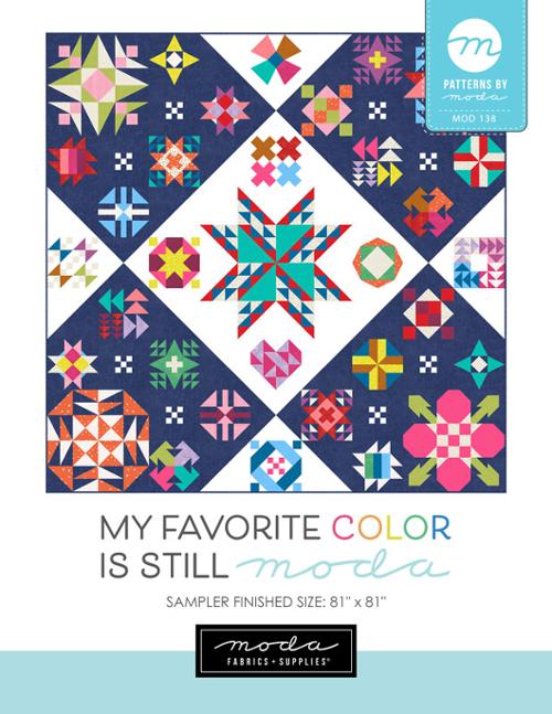 My Favorite Color is Still Moda Pattern from Moda Patterns MOD 138 ...