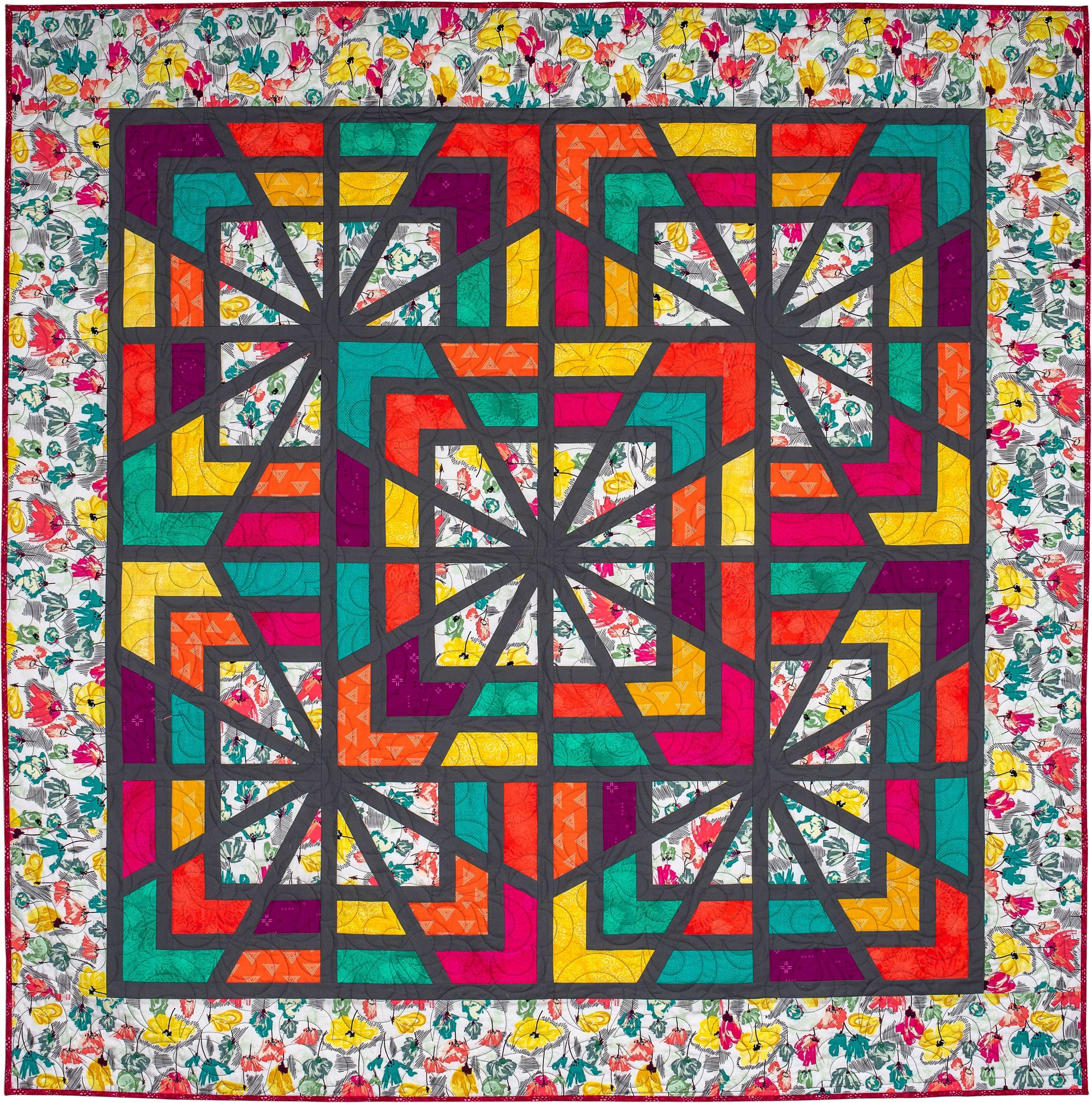 Astrid - 2-1/2" Strip Pattern 224 | Elegant Quilting Design – Bella ...