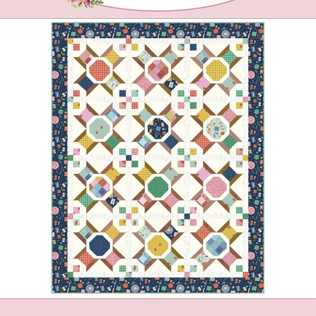 Vintage Spools - Aria & Ava Quilts Downloadable Pattern for Quilting ...