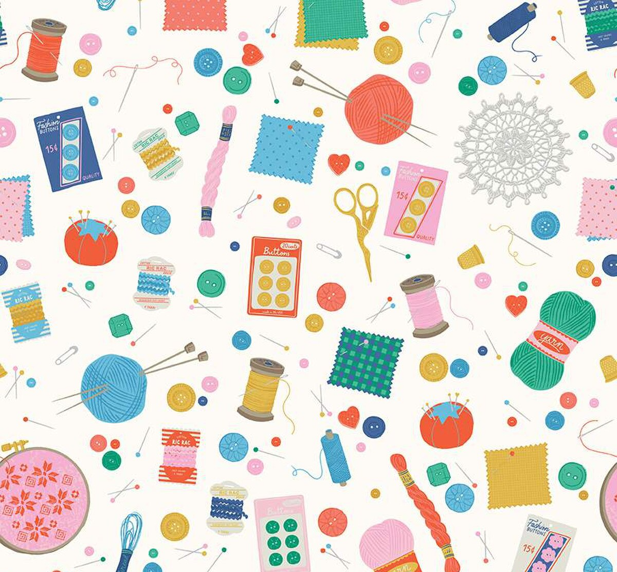 Hand Made Cloud Notions C16590-CLOUD by Amber Kemp-Gerstel of Damask L – Bella Rose Quilts