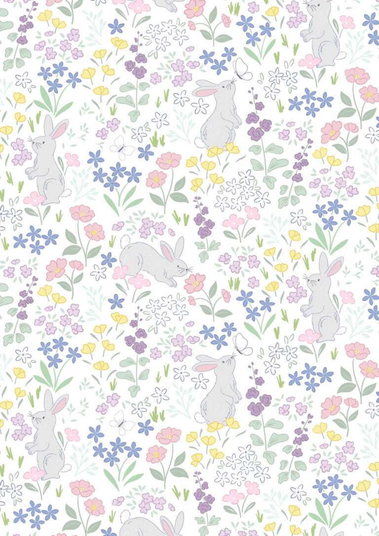 Dear Spring Chasing Tails White cc66.1 by Cassandra Connolly for Lewis ...