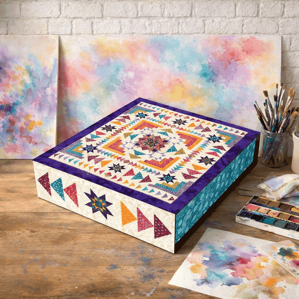 Hyperion BOM Quilt Kit - Polka Pop Elementals Batiks for Riley Blake ...