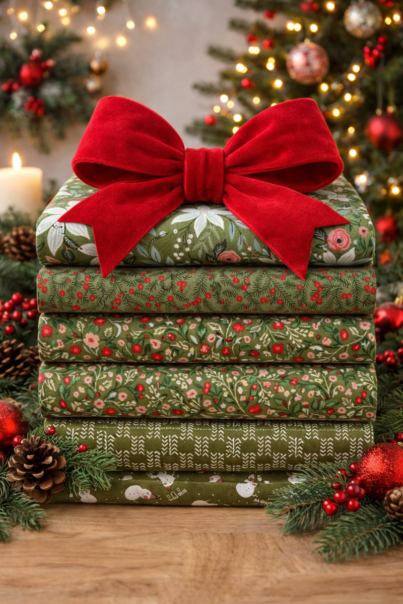 Advent Box Finishing kit- Rudy & Rosie 5 Half yards Green – Bella Rose ...