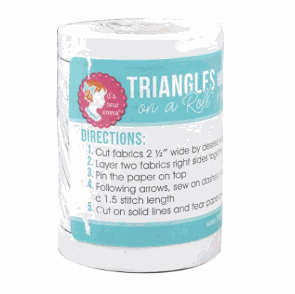 1" Precut Friendly Half Square Triangle Paper – bellarosequilts