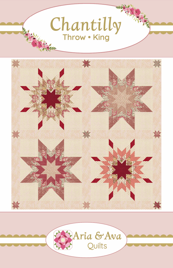Chantilly Quilt Pattern by Aria & Ava (Printed Pattern) – Bella Rose Quilts