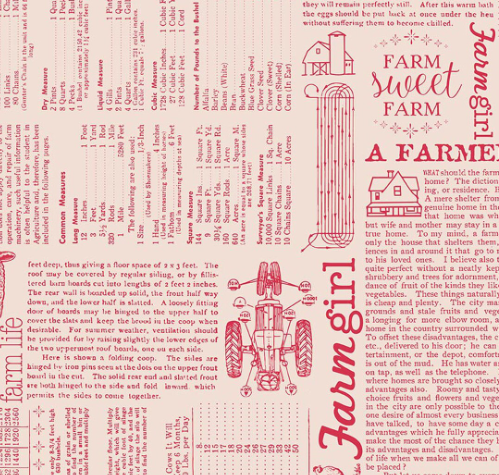 Farmer's Daughter Farm Life Background Tea Rose C17190-TEAROSE by Lori ...