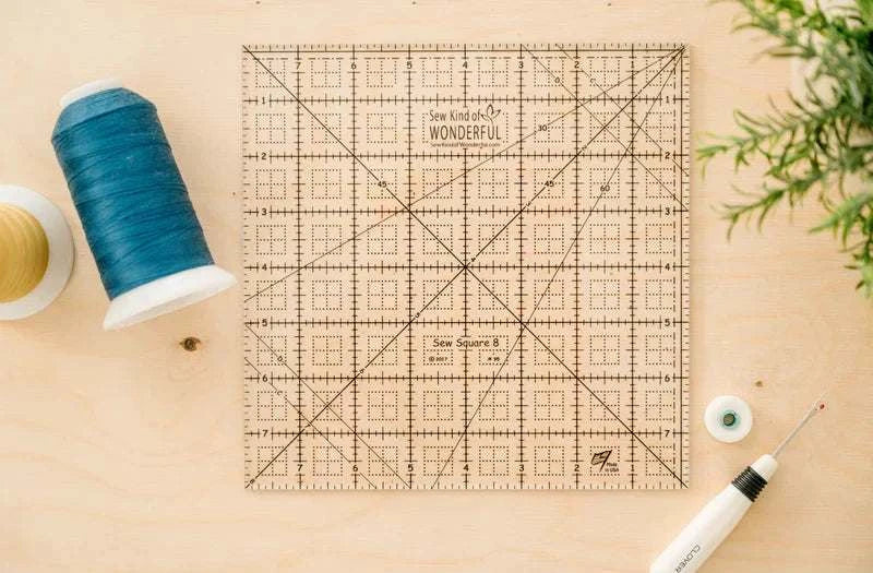 Sew Square 8™ Ruler - Precise Quilting by Sew Kind of Wonderful – Bella ...