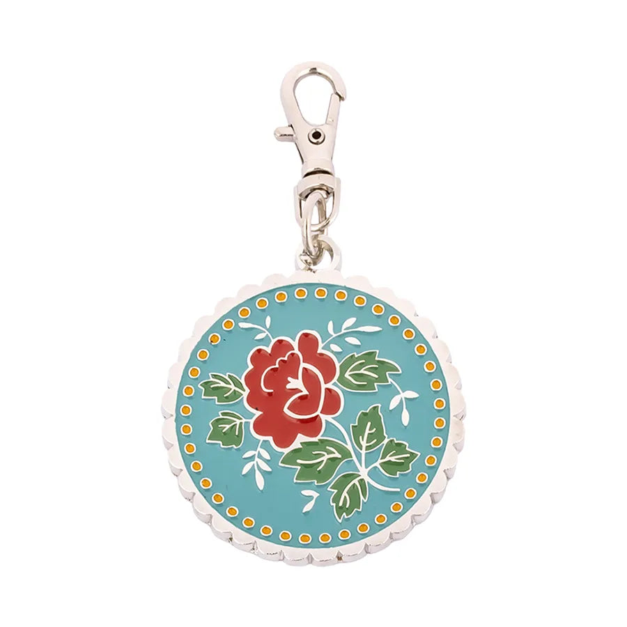 Stay happy with the Mercantile Rose Enamel Happy Charm! The perfect ...