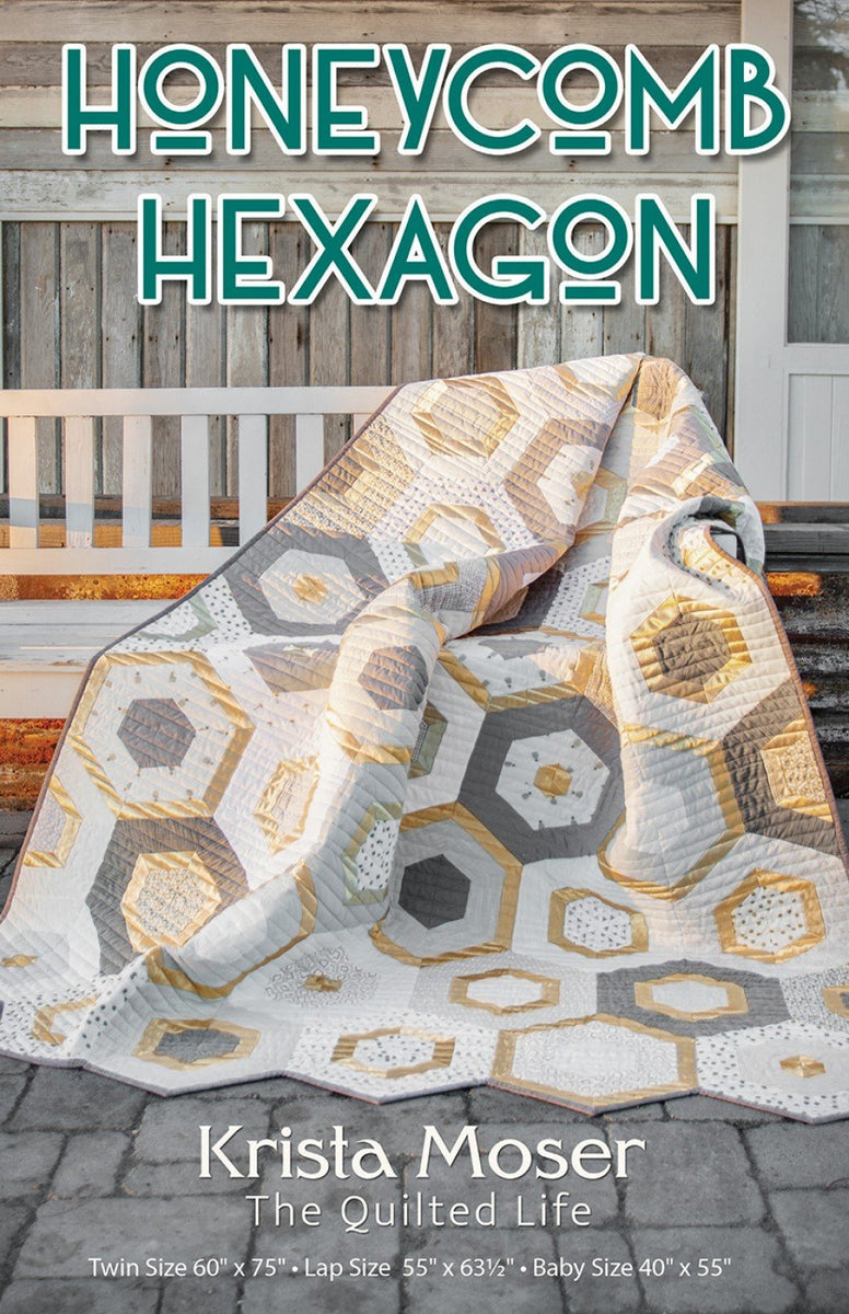Honeycomb Hexagon Pattern by Krista Moser of The Quilted Life (Printed ...